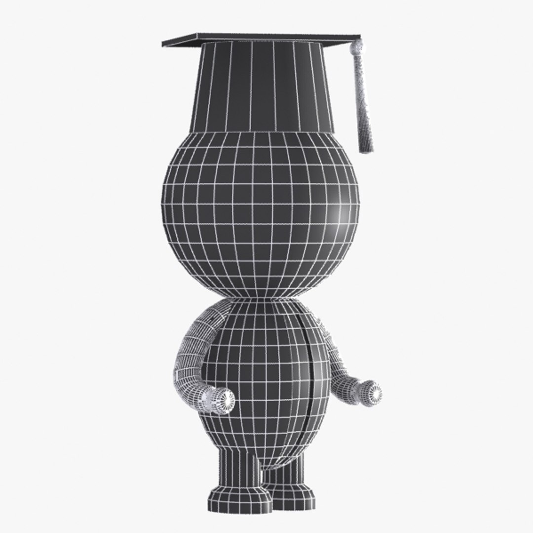 3d Model Student Character