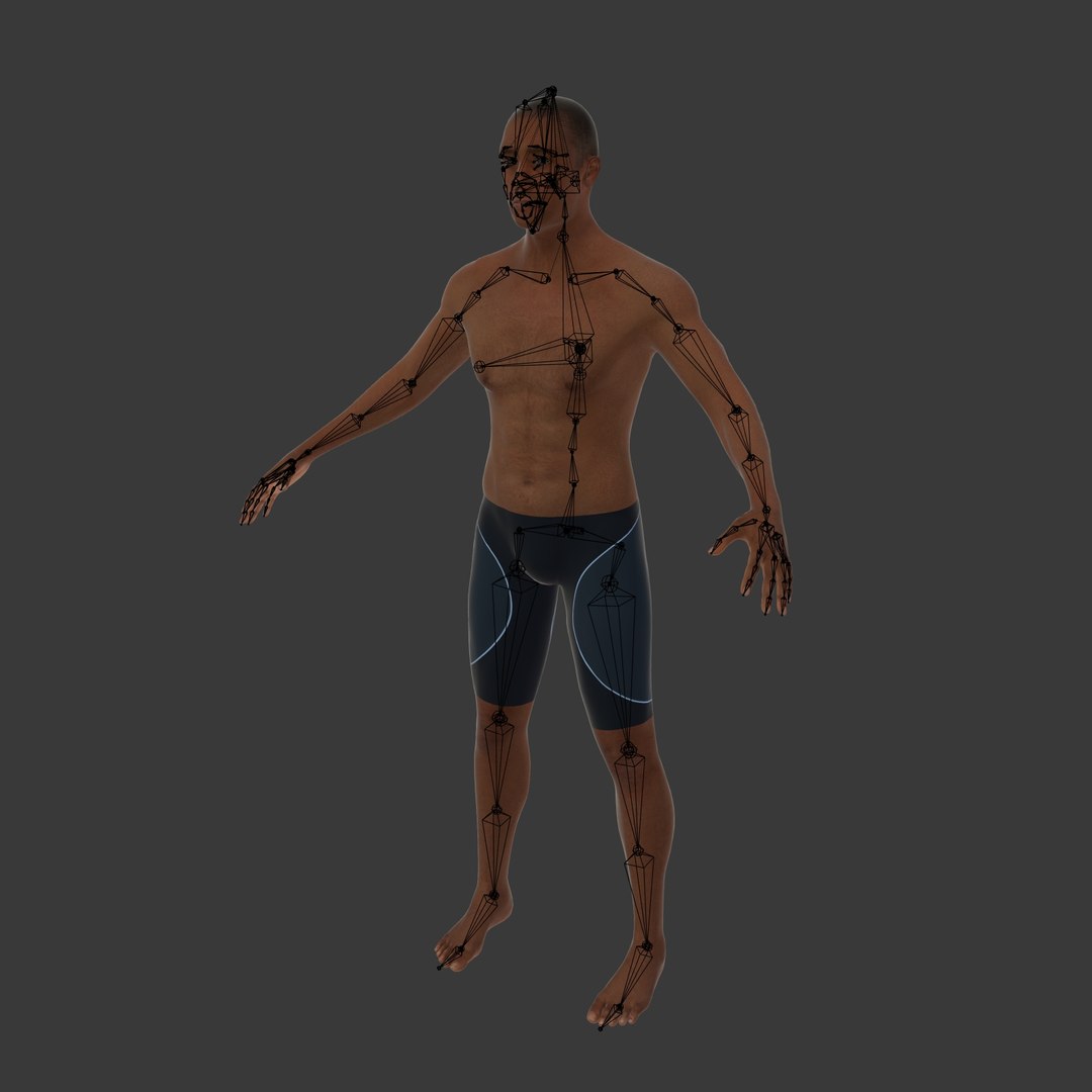 3D swimmer swim model - TurboSquid 1427191