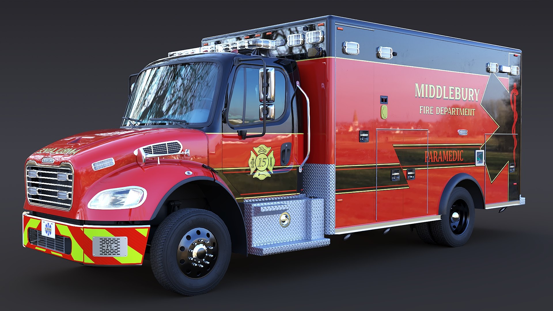 3D Freightliner M2 106 Ambulance - TurboSquid 2154868