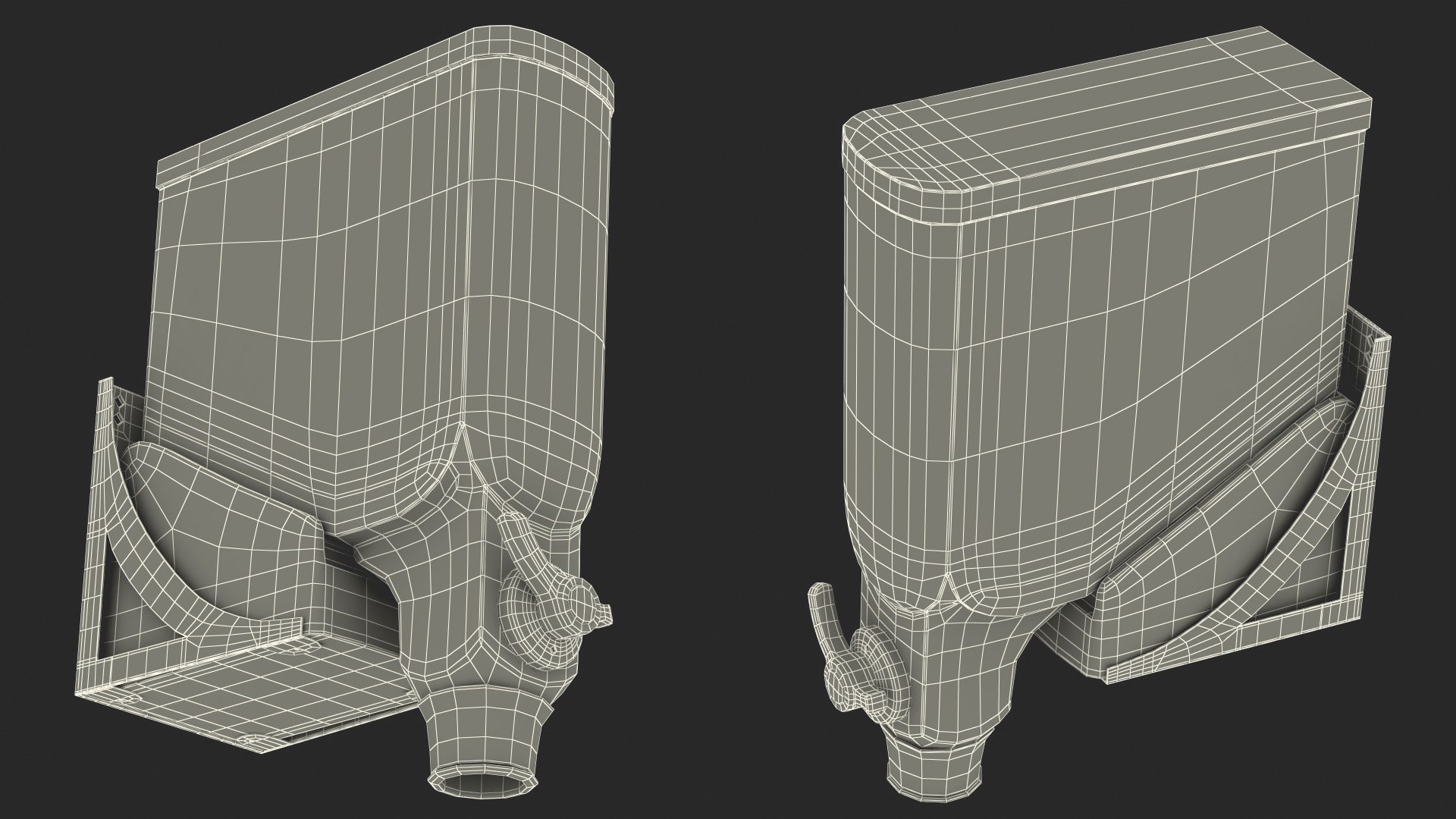 Bulk Dry Food Gravity Dispenser 3D - TurboSquid 1962427