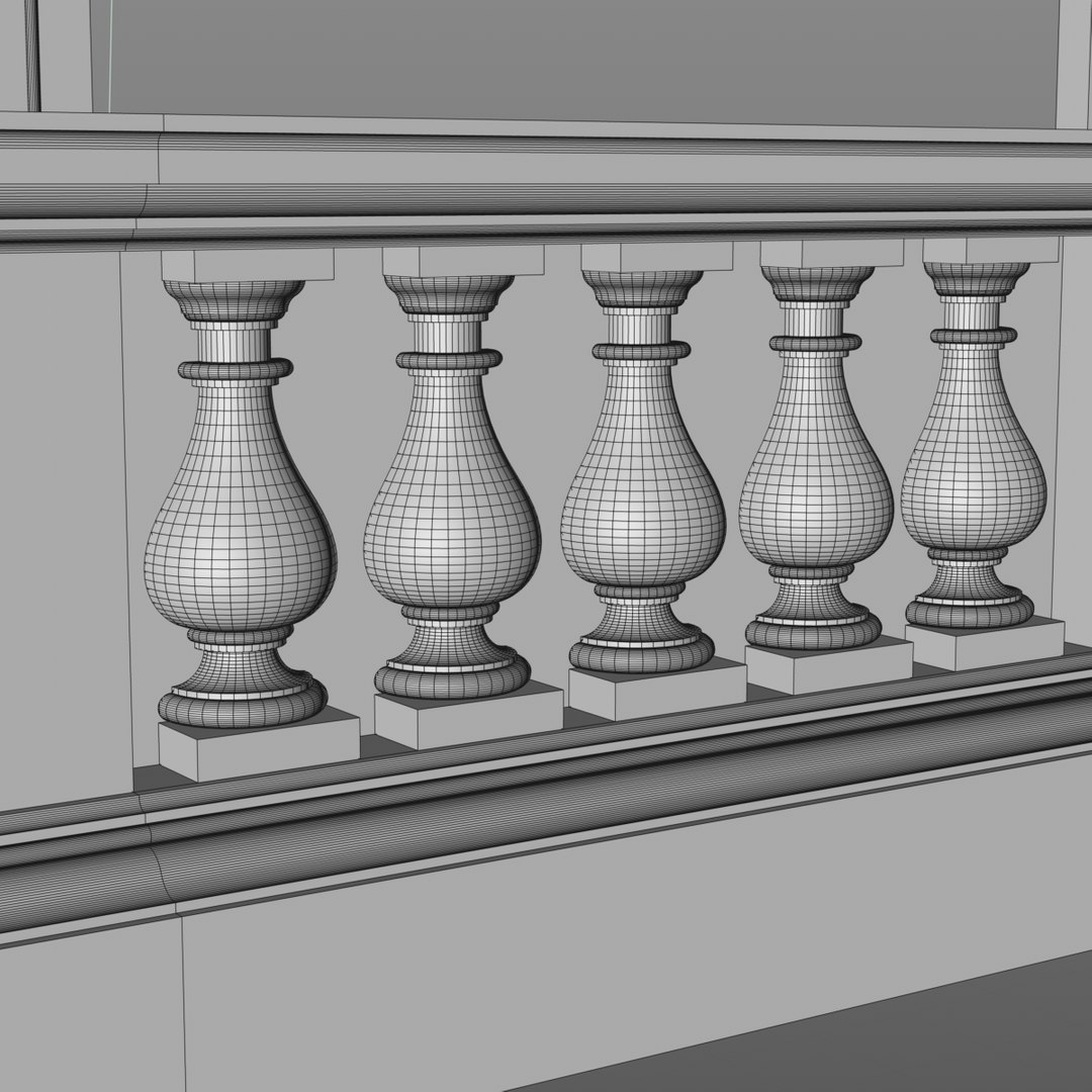3D Classical Window Frame Pedestal - TurboSquid 1594688