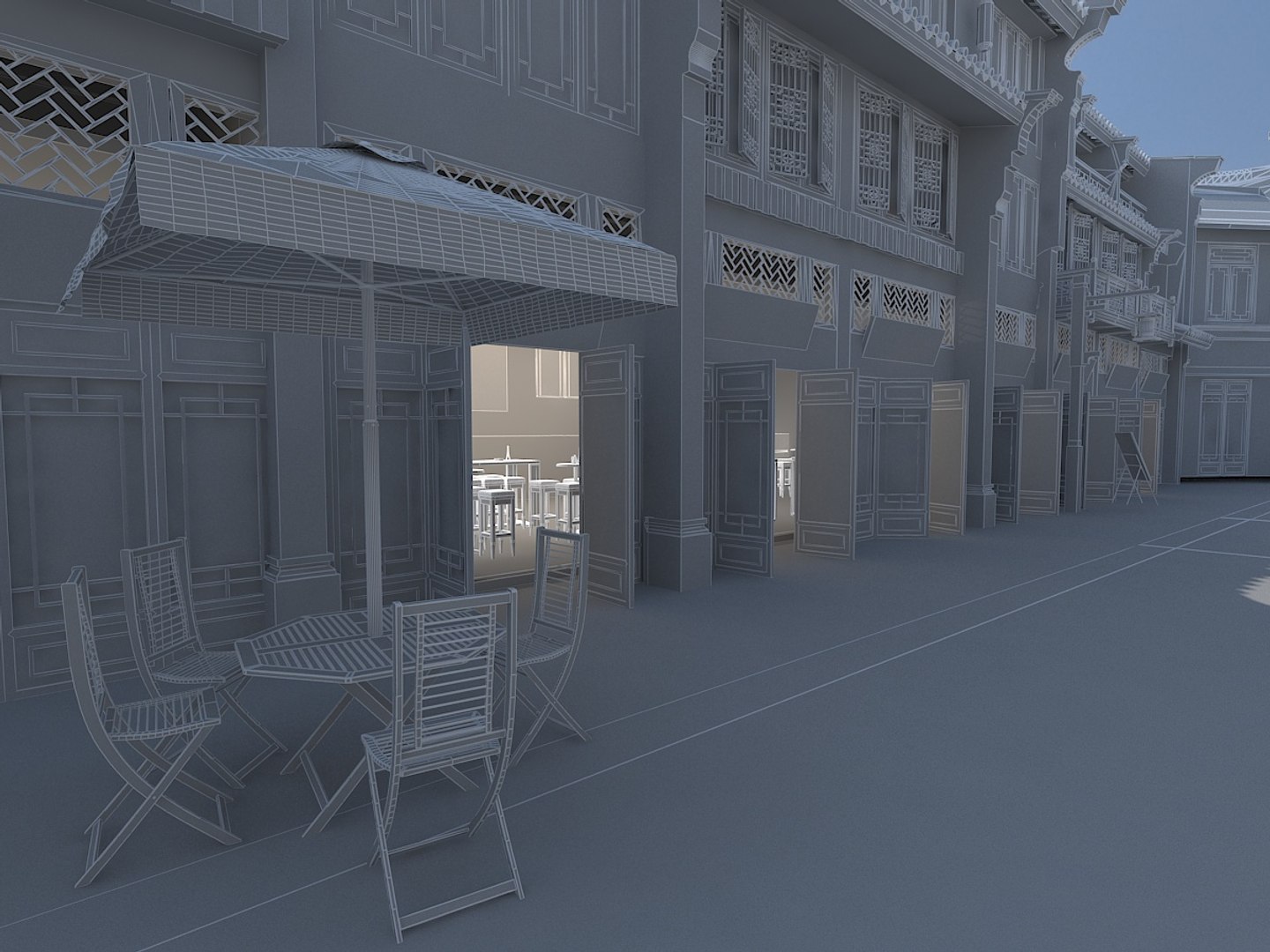3D Ancient Commerce Street 2 Model - TurboSquid 2057429