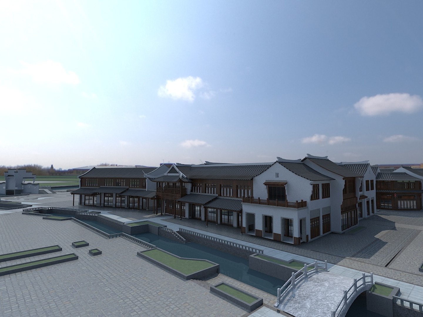 3D Ancient Commerce Street 2 Model - TurboSquid 2057429
