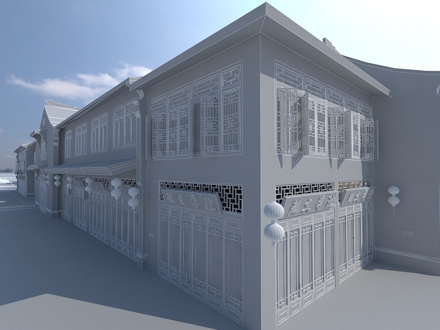 3D Ancient Commerce Street 2 Model - TurboSquid 2057429