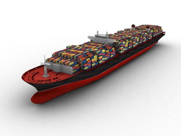 3d post panamax crane felixstowe model