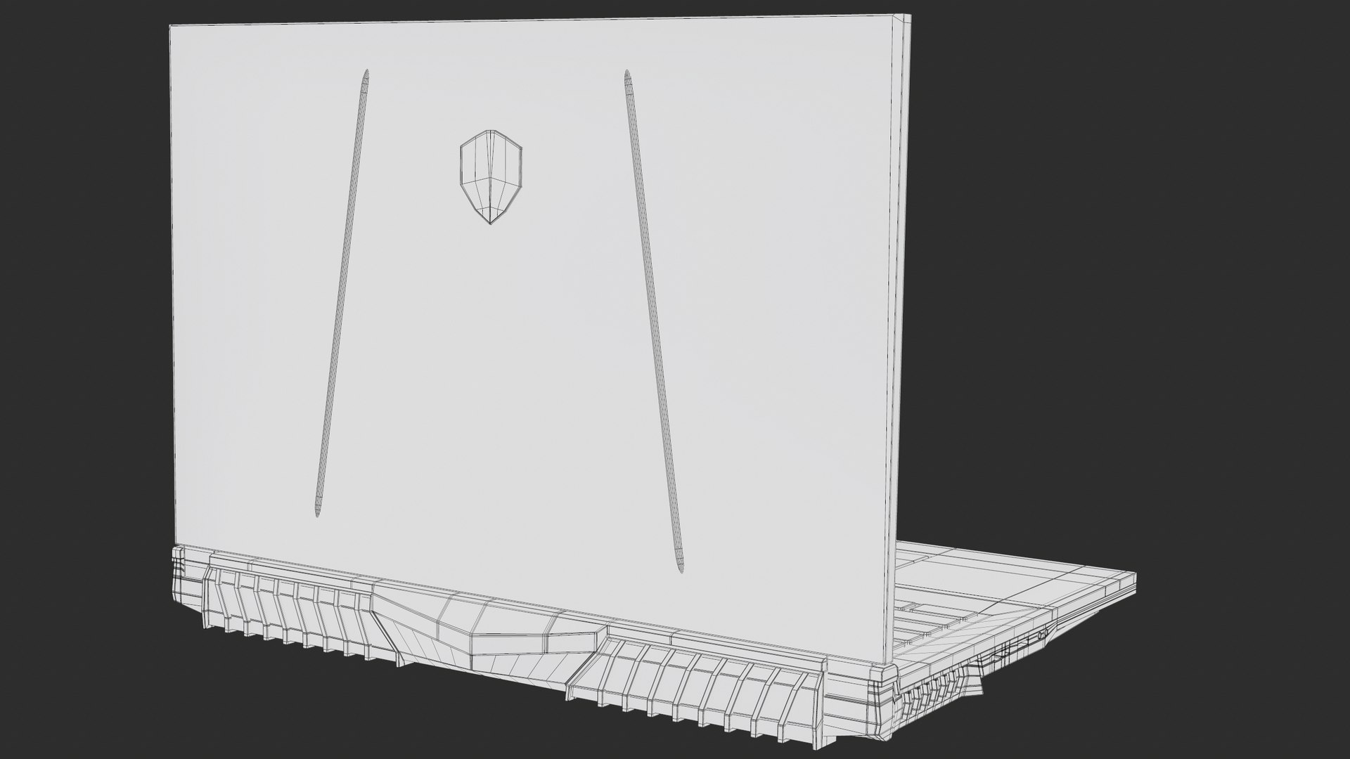 3D MSI GE75 Raider Laptop PBR Model - TurboSquid 1884426