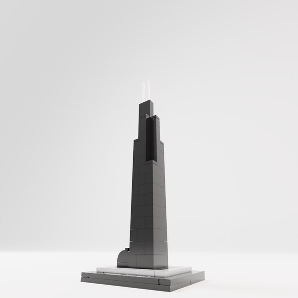 Free Lego Architecture - Willis Tower 3D model - TurboSquid 1867260