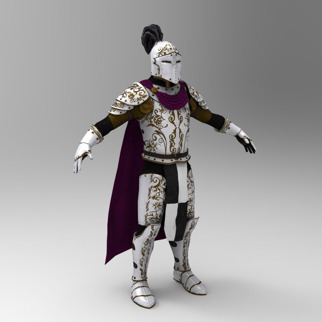 3d Fbx Knight Games