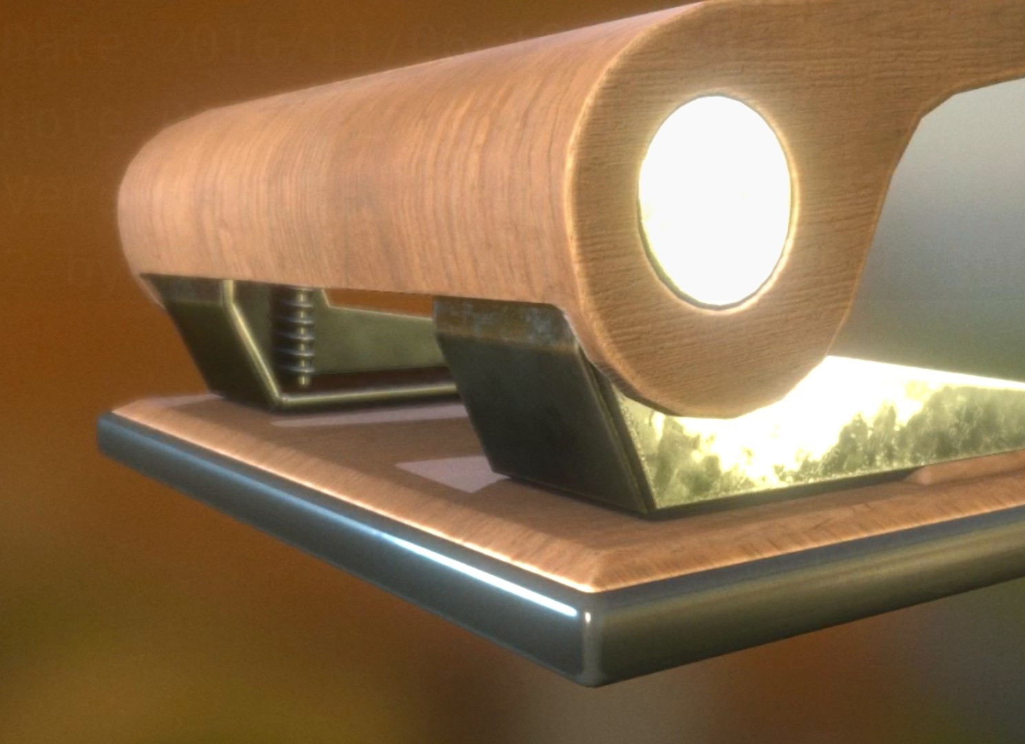 hole punch rigged wood 3ds