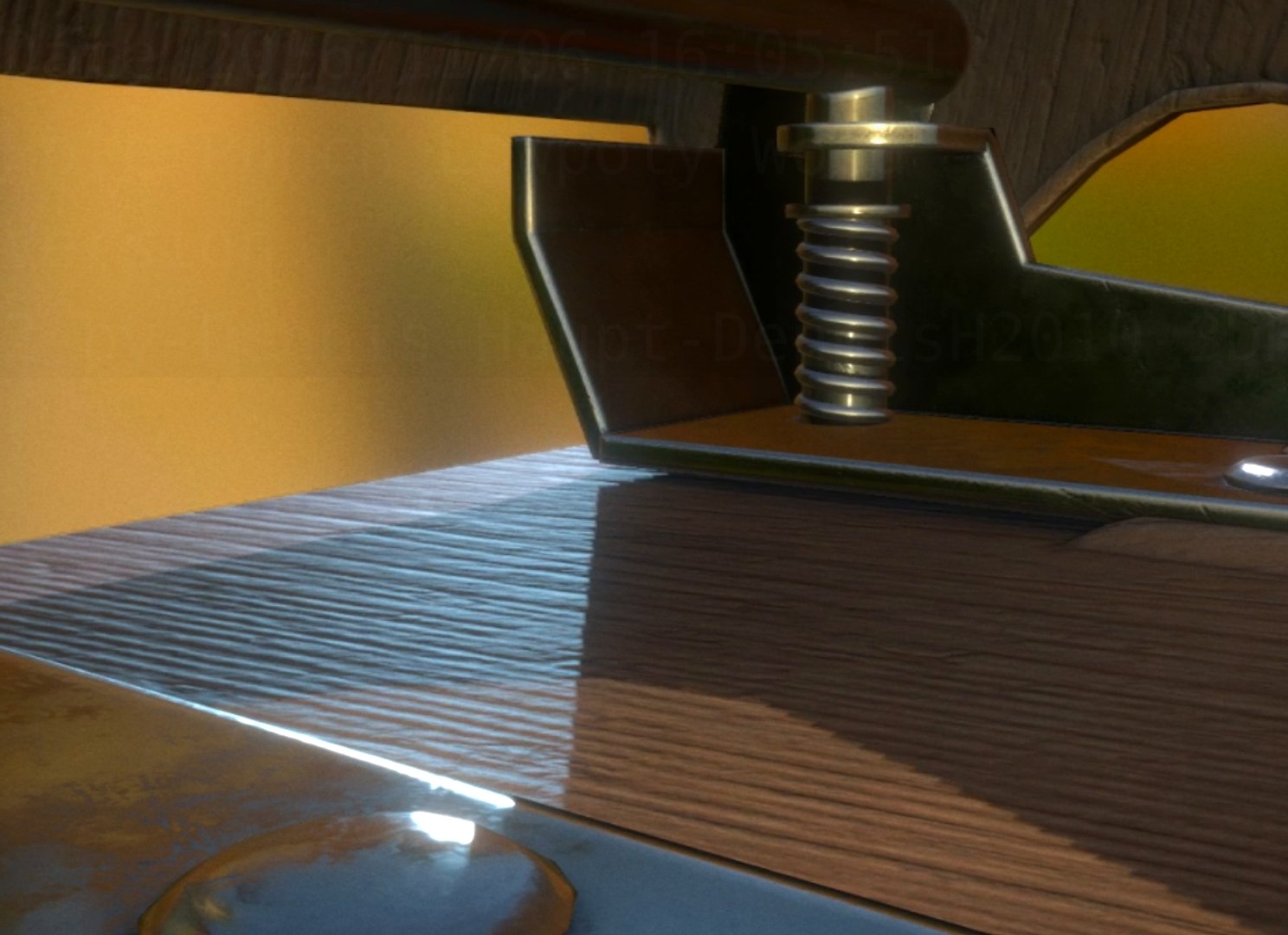 hole punch rigged wood 3ds