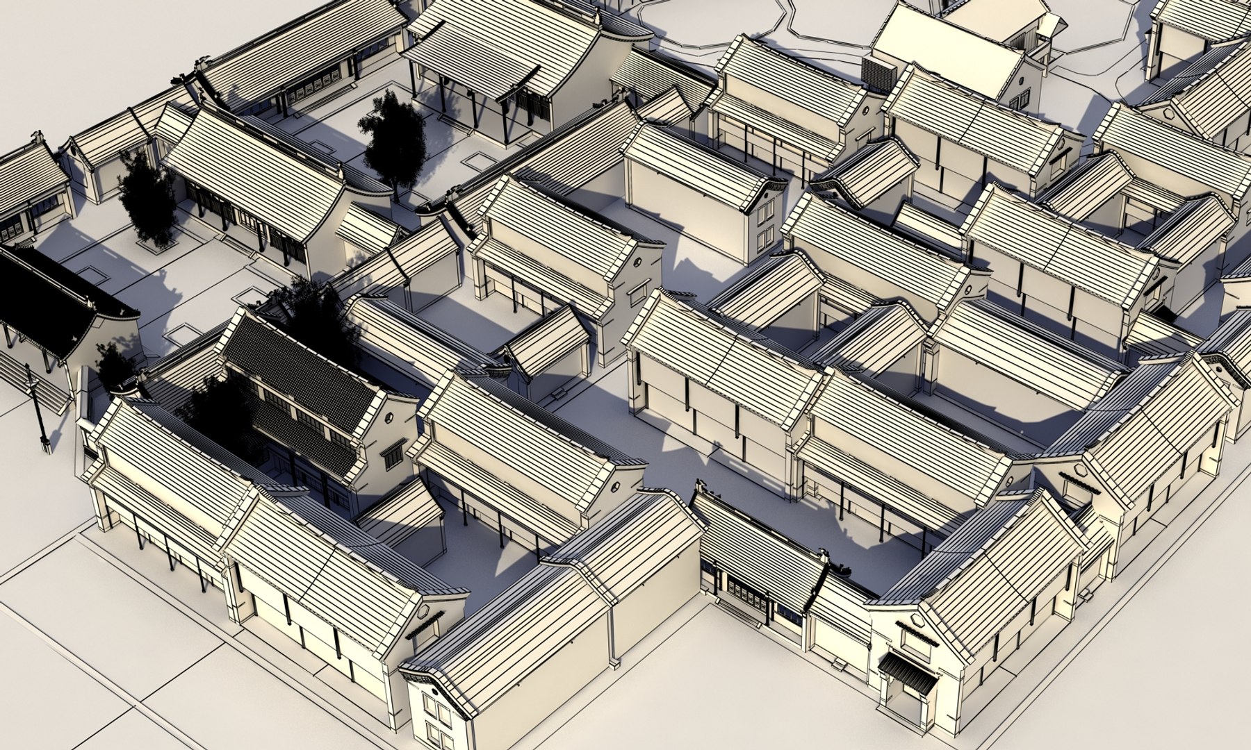 Chinese House 3D Model - TurboSquid 1348234