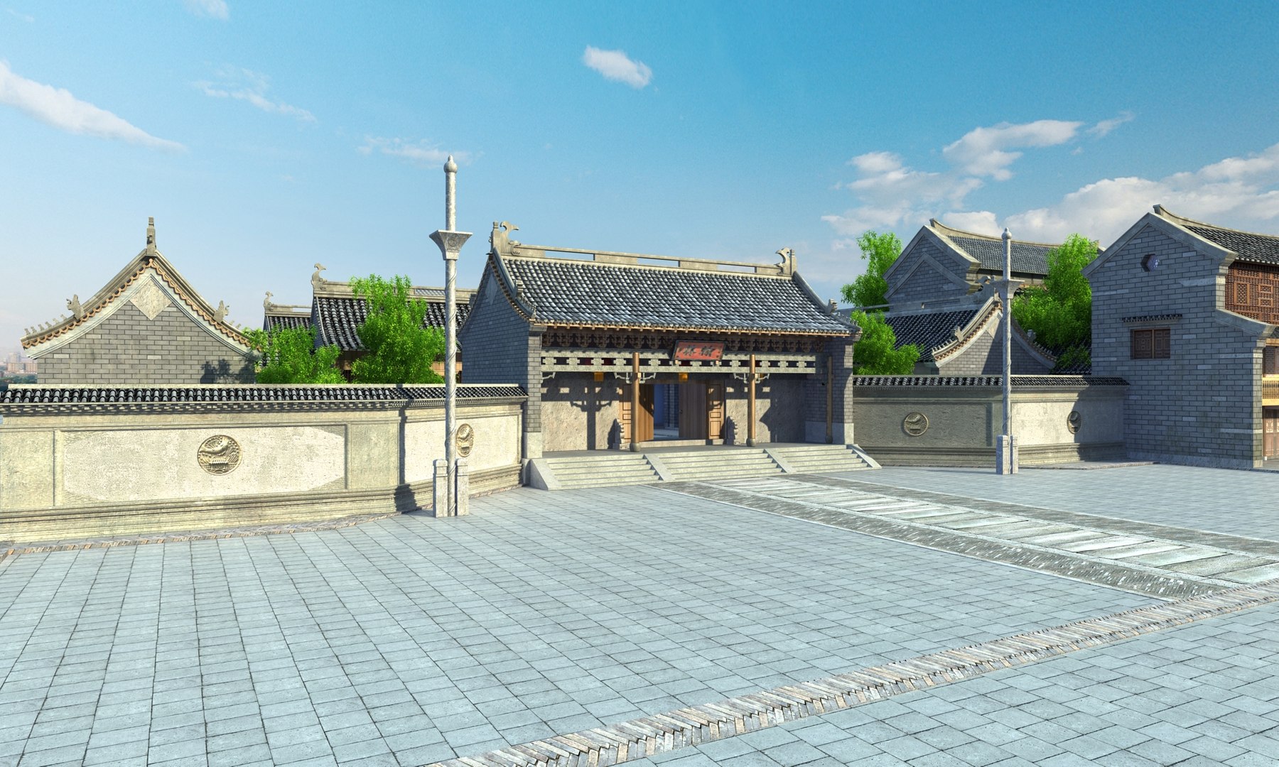 Chinese House 3D Model - TurboSquid 1348234