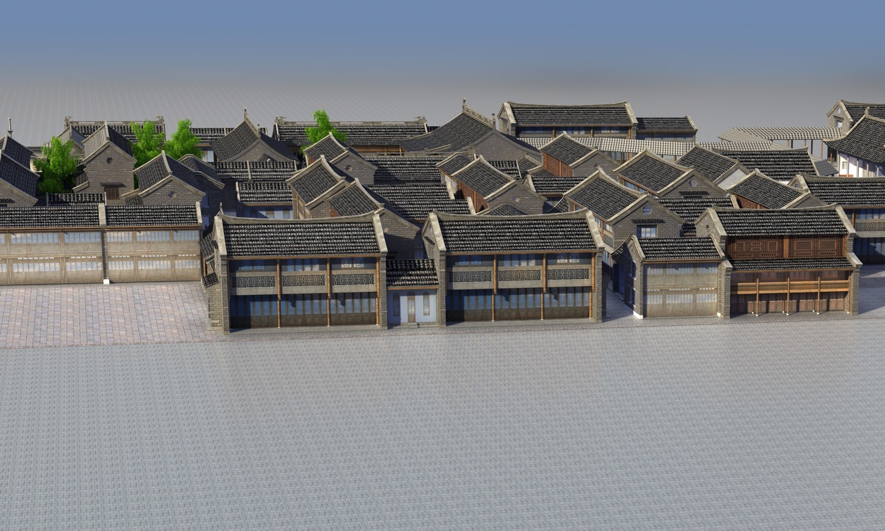Chinese House 3D Model - TurboSquid 1348234