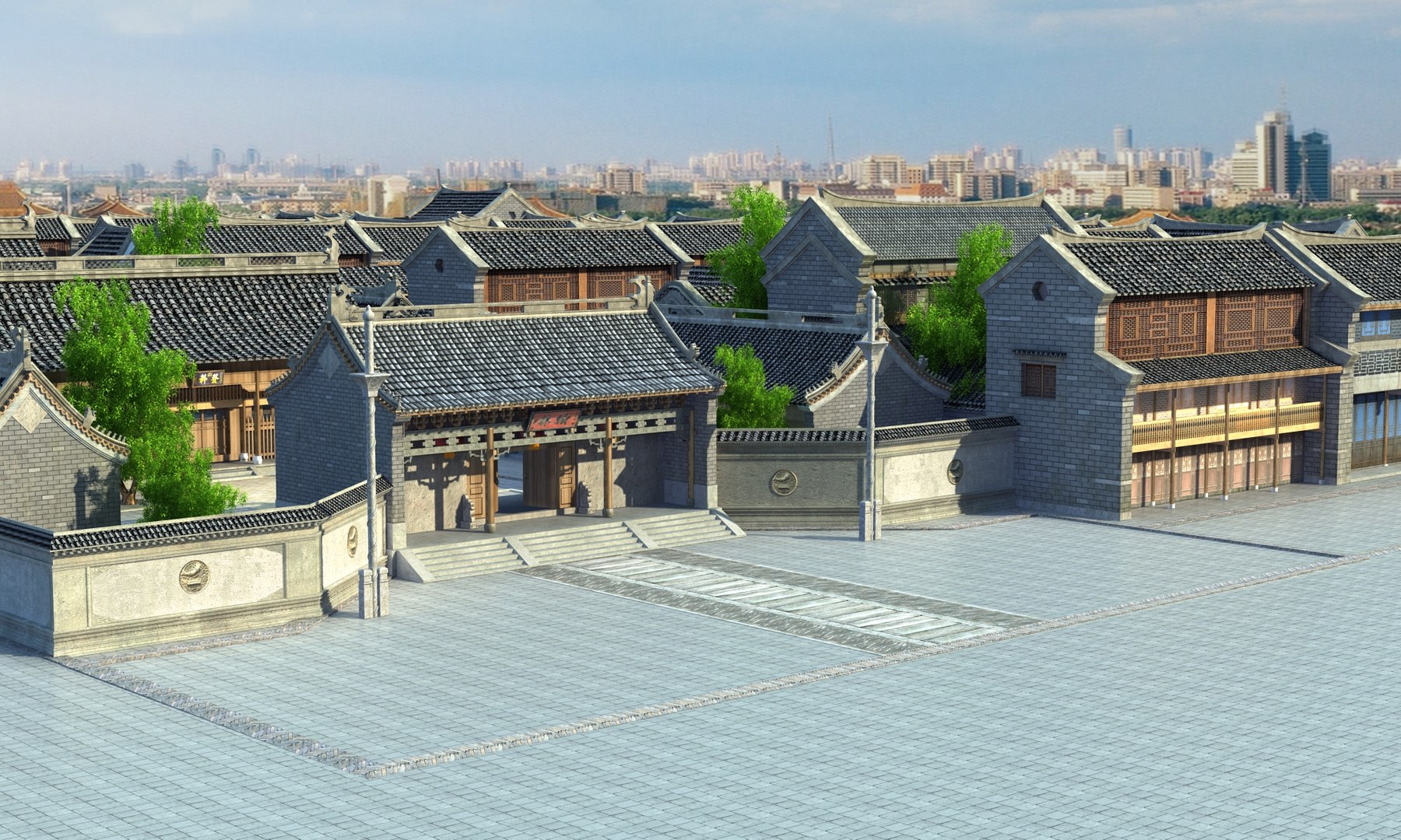 Chinese House 3D Model - TurboSquid 1348234