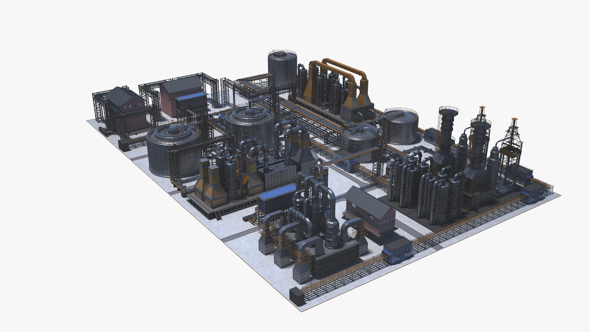 3D 4-Industrial Area Set -11 Model - TurboSquid 2037069