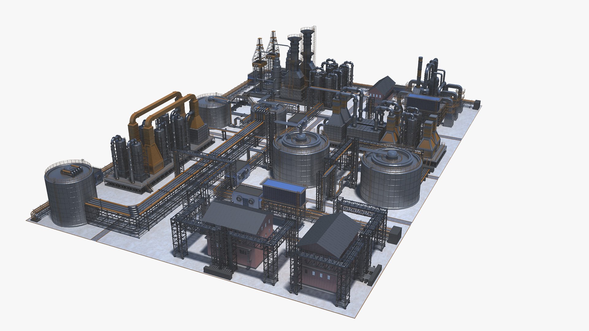 3D 4-Industrial Area Set -11 Model - TurboSquid 2037069