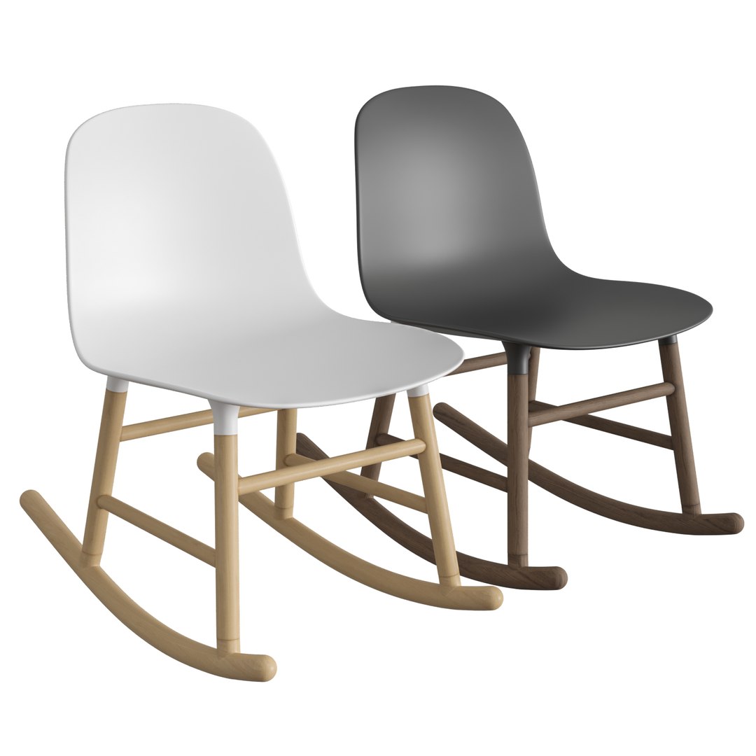 3D Form Rocking Chair - TurboSquid 1944814