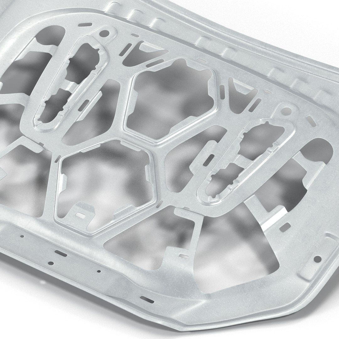 3d Car Hood Frame