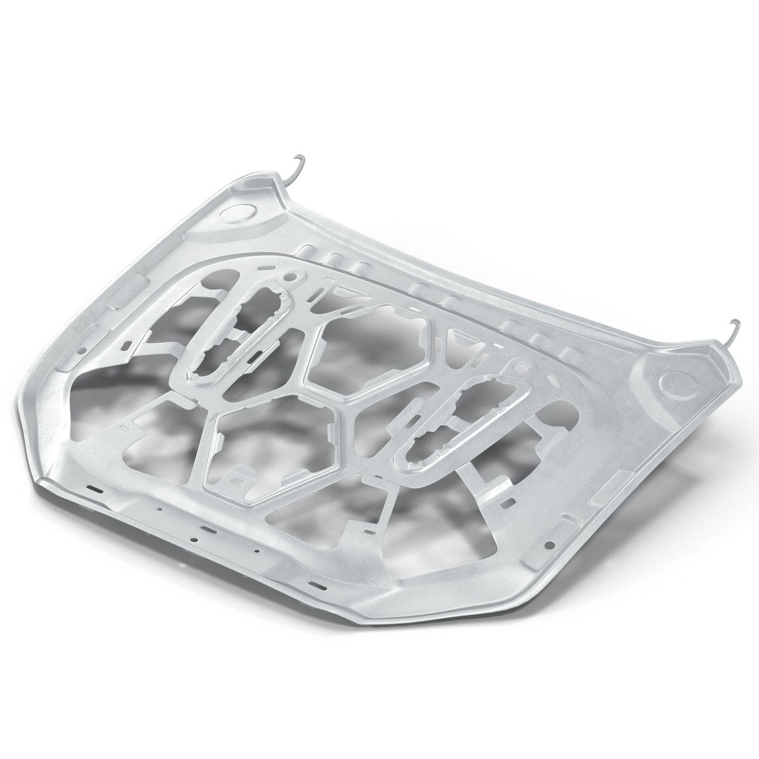 3d car hood frame