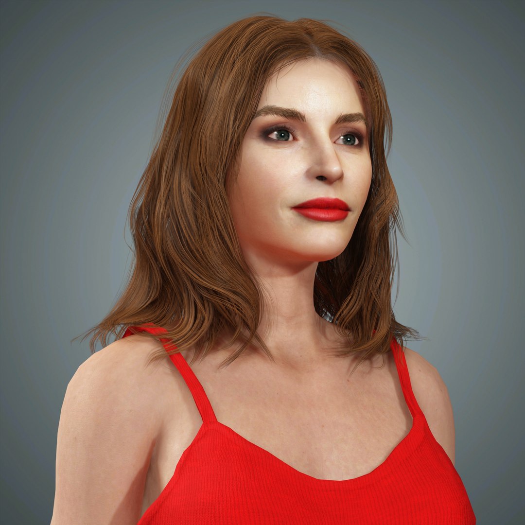 Jessica Chastain Character 3D Model - TurboSquid 2346360