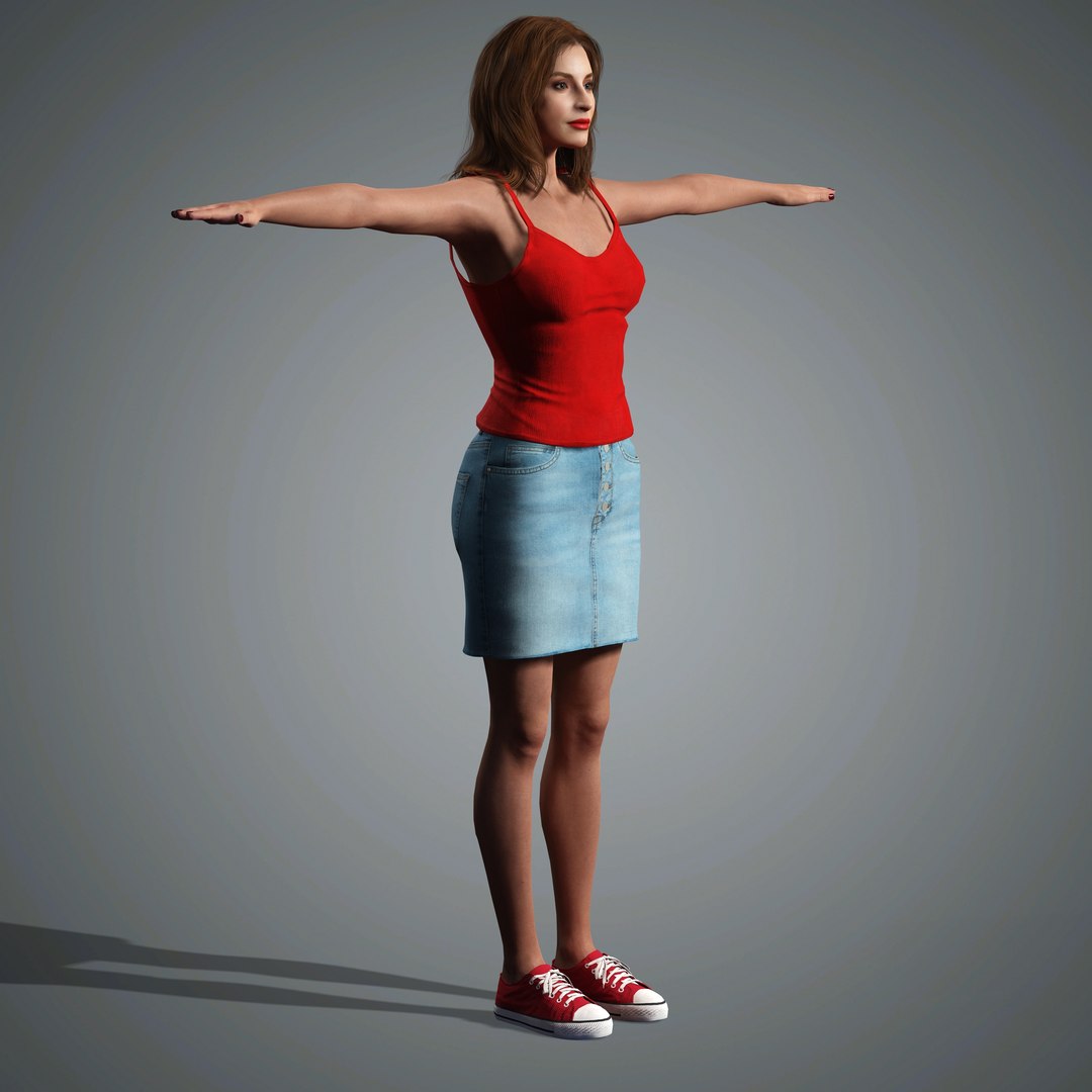 Jessica Chastain Character 3D Model - TurboSquid 2346360