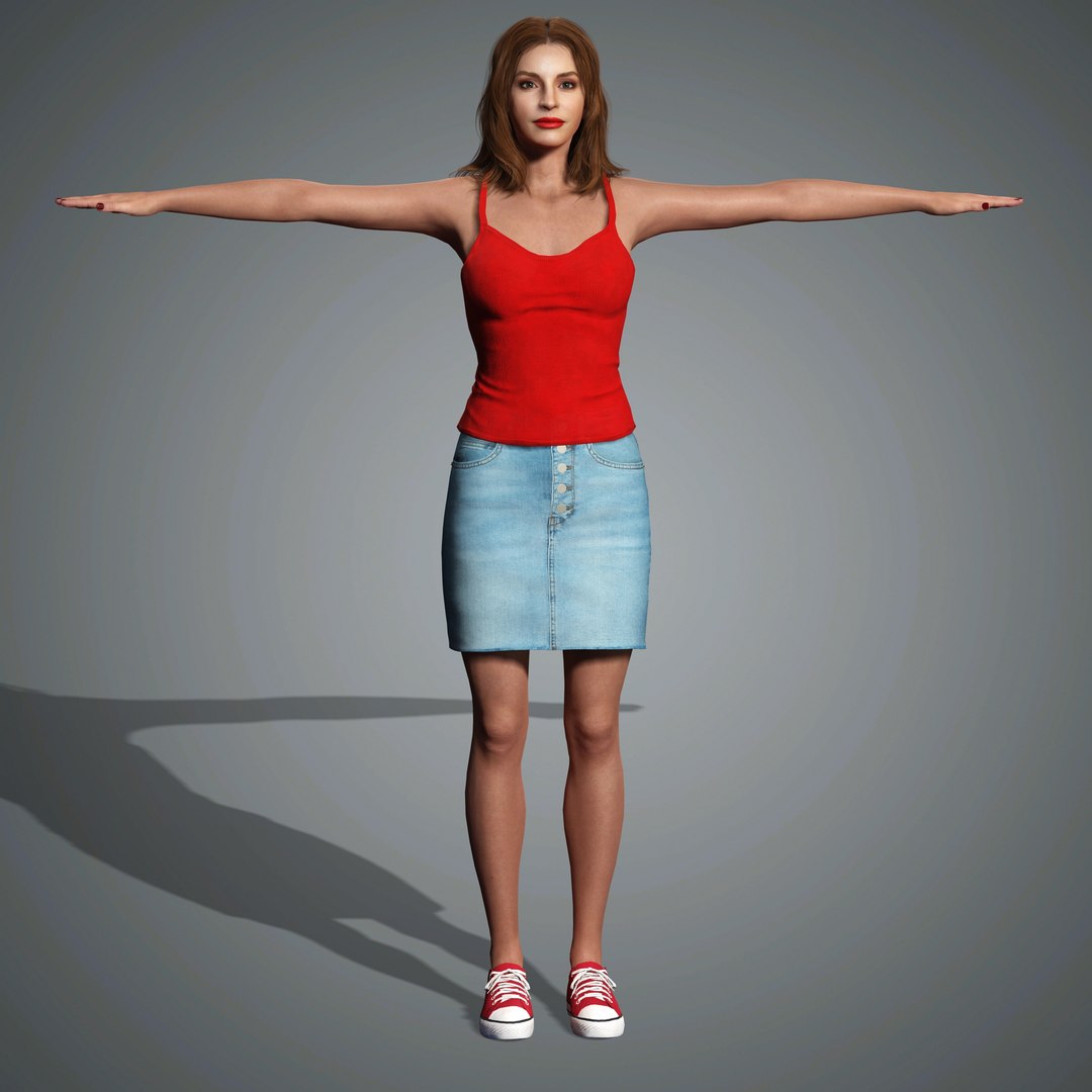 Jessica Chastain Character 3D Model - TurboSquid 2346360