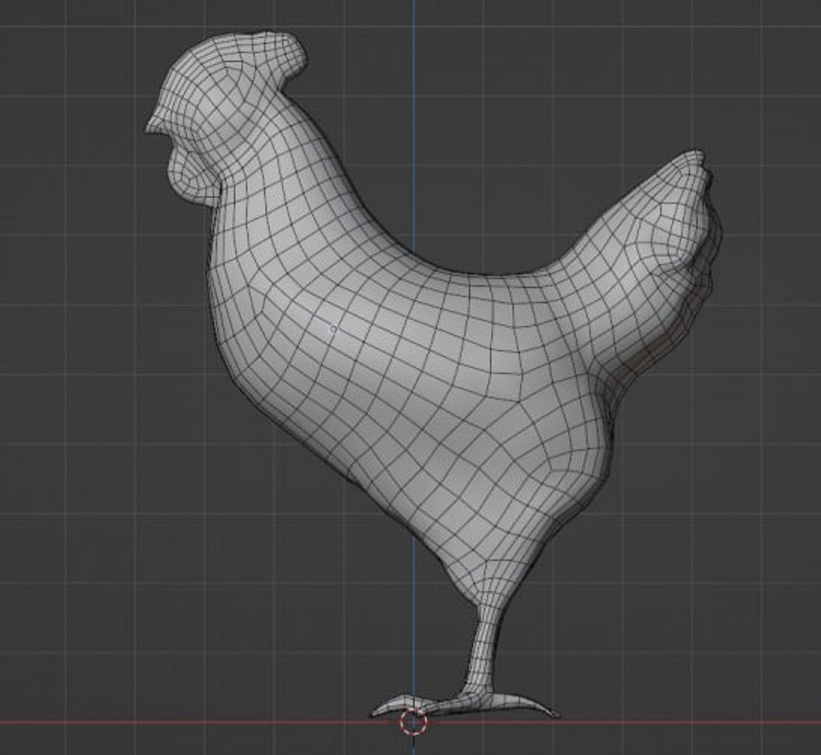 3D Chicken Low Poly - TurboSquid 2206420