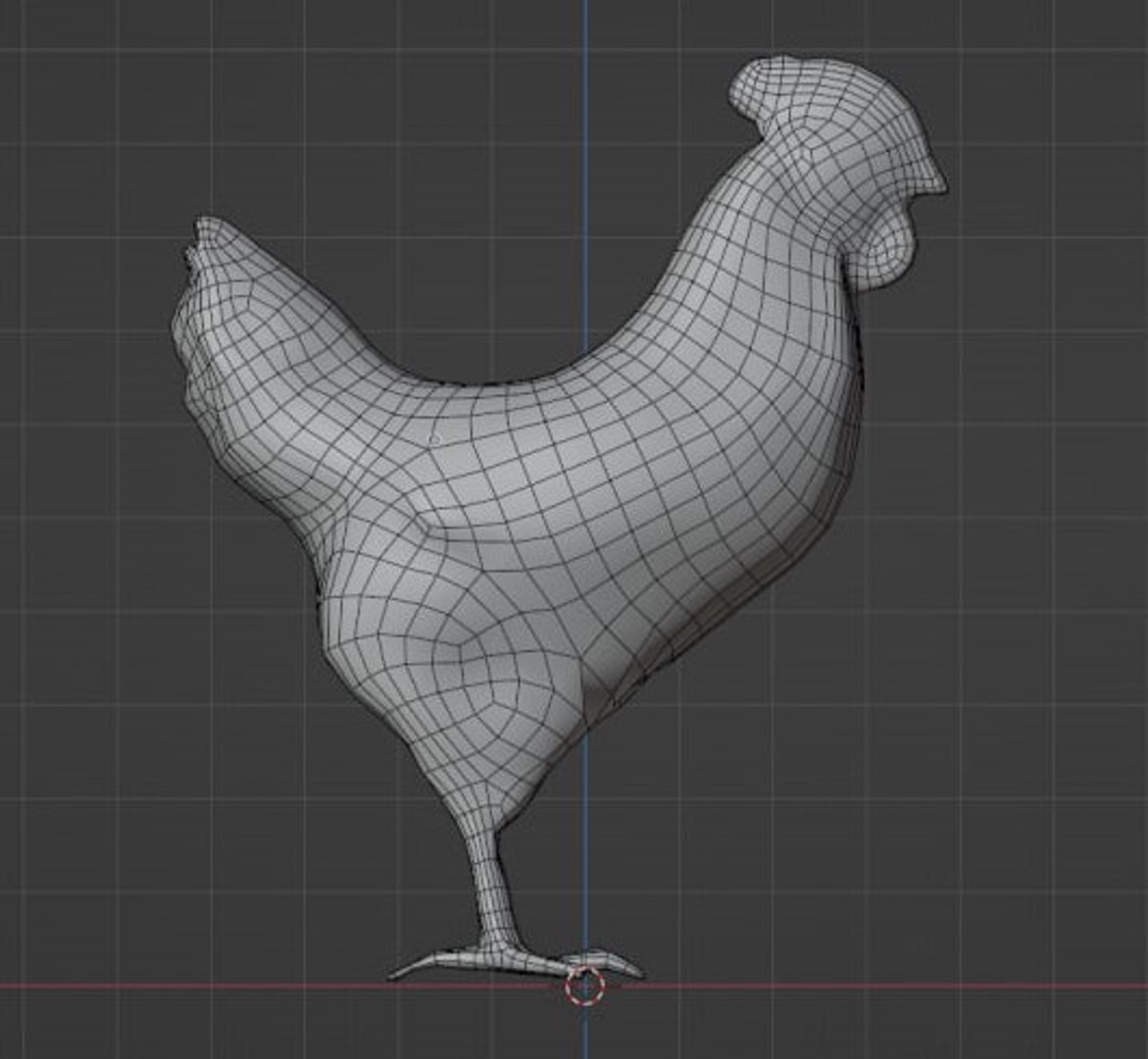 3D Chicken Low Poly - TurboSquid 2206420