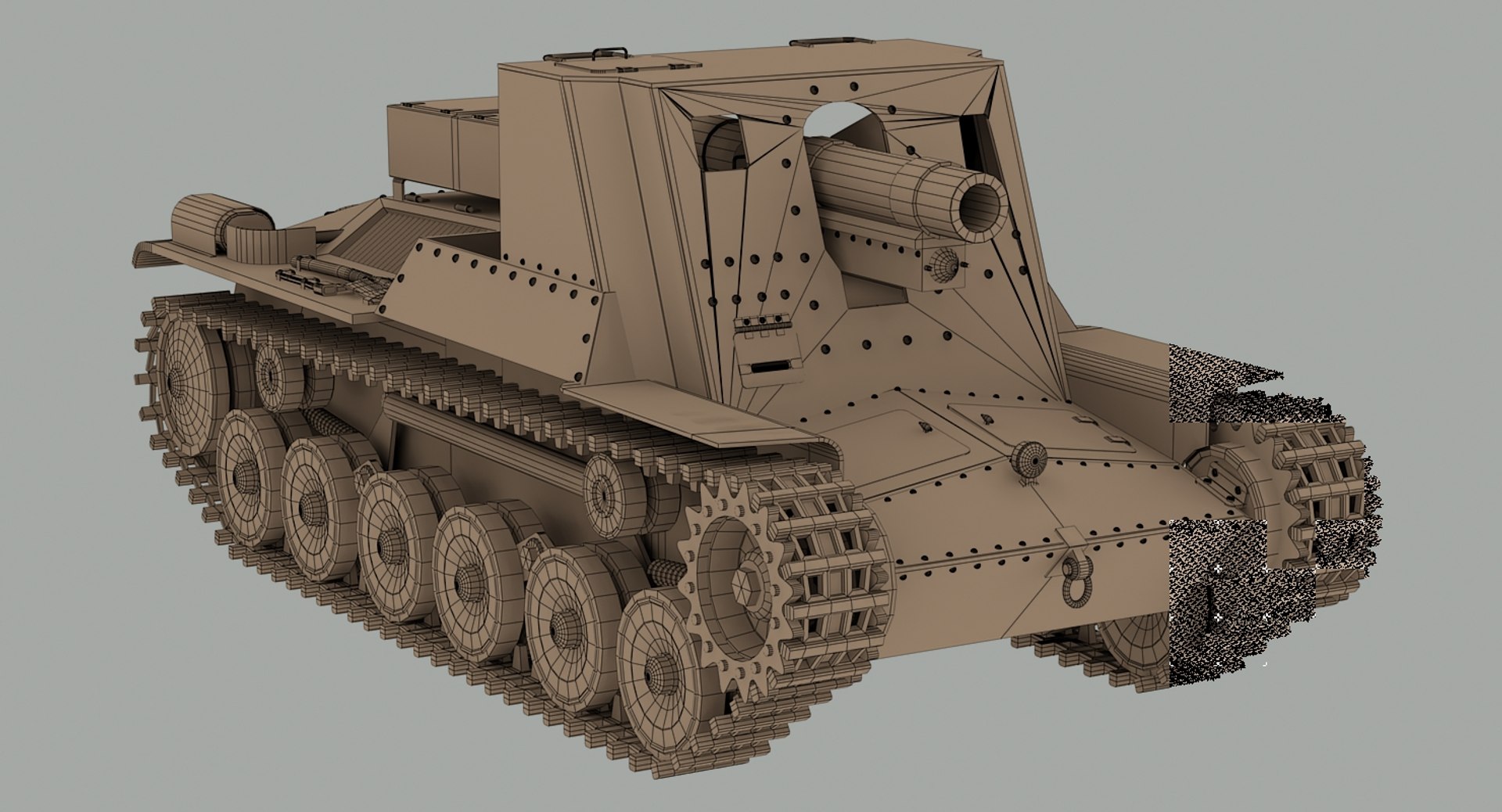 Ww2 Type 4 Ho-ro Model - TurboSquid 1189714