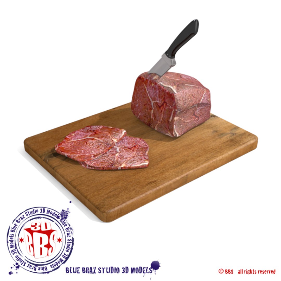 3d Beef Meat