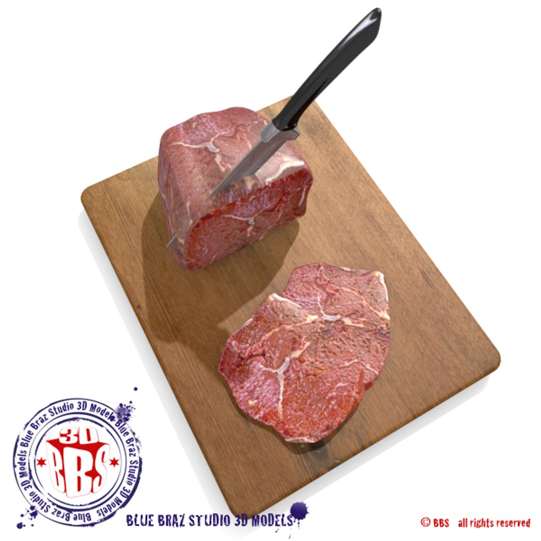 3d Beef Meat