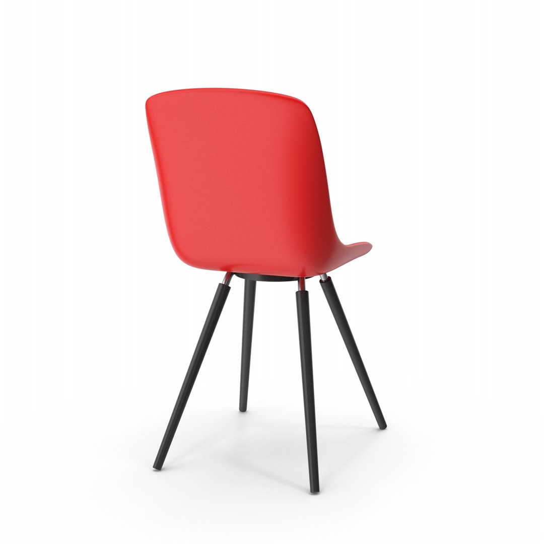 3D Red Chair - TurboSquid 1858192