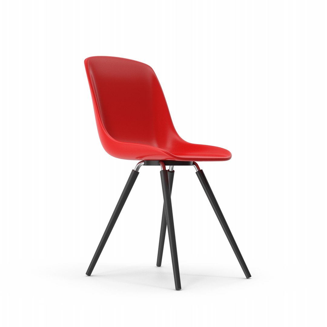 3D Red Chair - TurboSquid 1858192