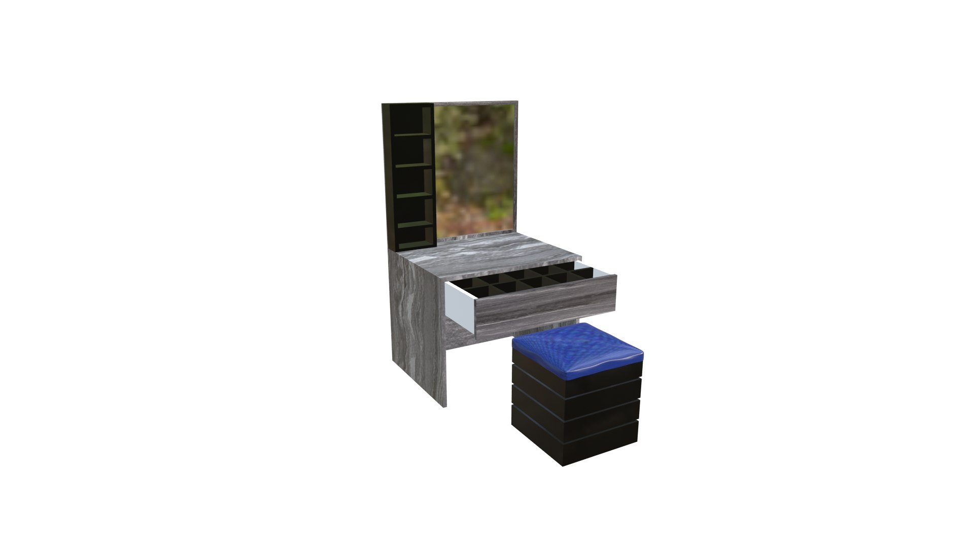 Dressing Table With Marble Texture 3D Model - TurboSquid 1948976