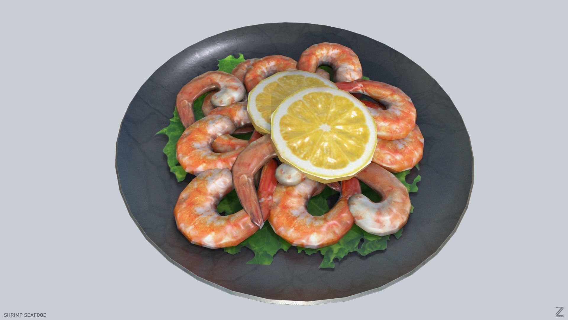 3D Seafood Collection Model - TurboSquid 2396418