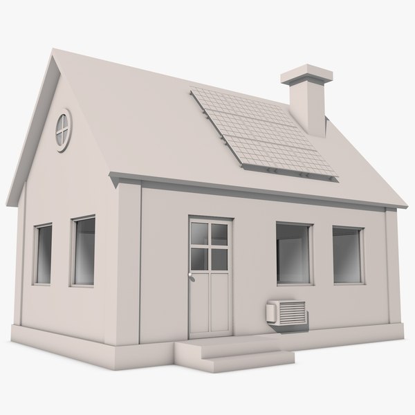 wood house 3d model