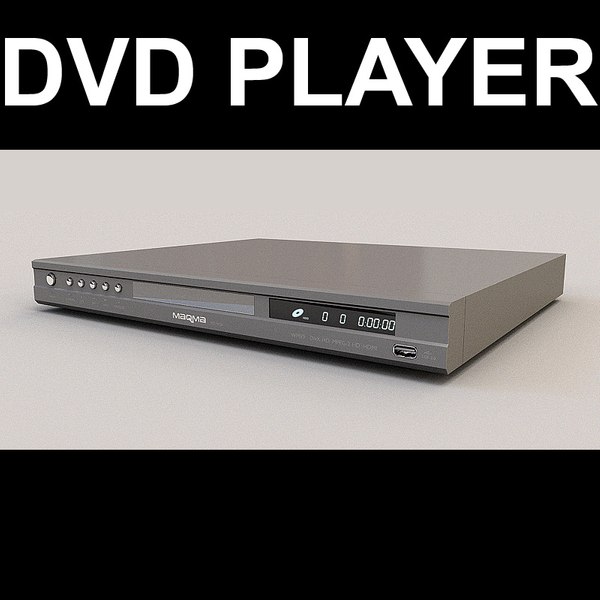 dvd player 3d max