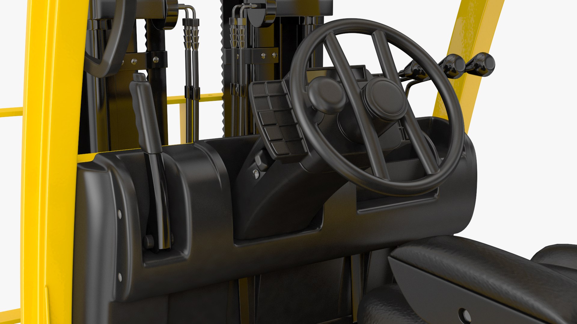 Electric Forklift Rigged For Maya 3D Model - TurboSquid 2092588