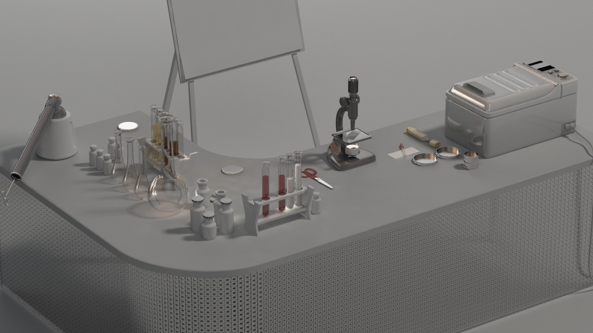 3d Model Equipment Lab Laboratory