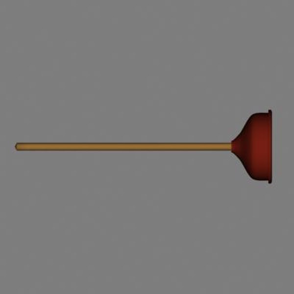 3d plunger handle model