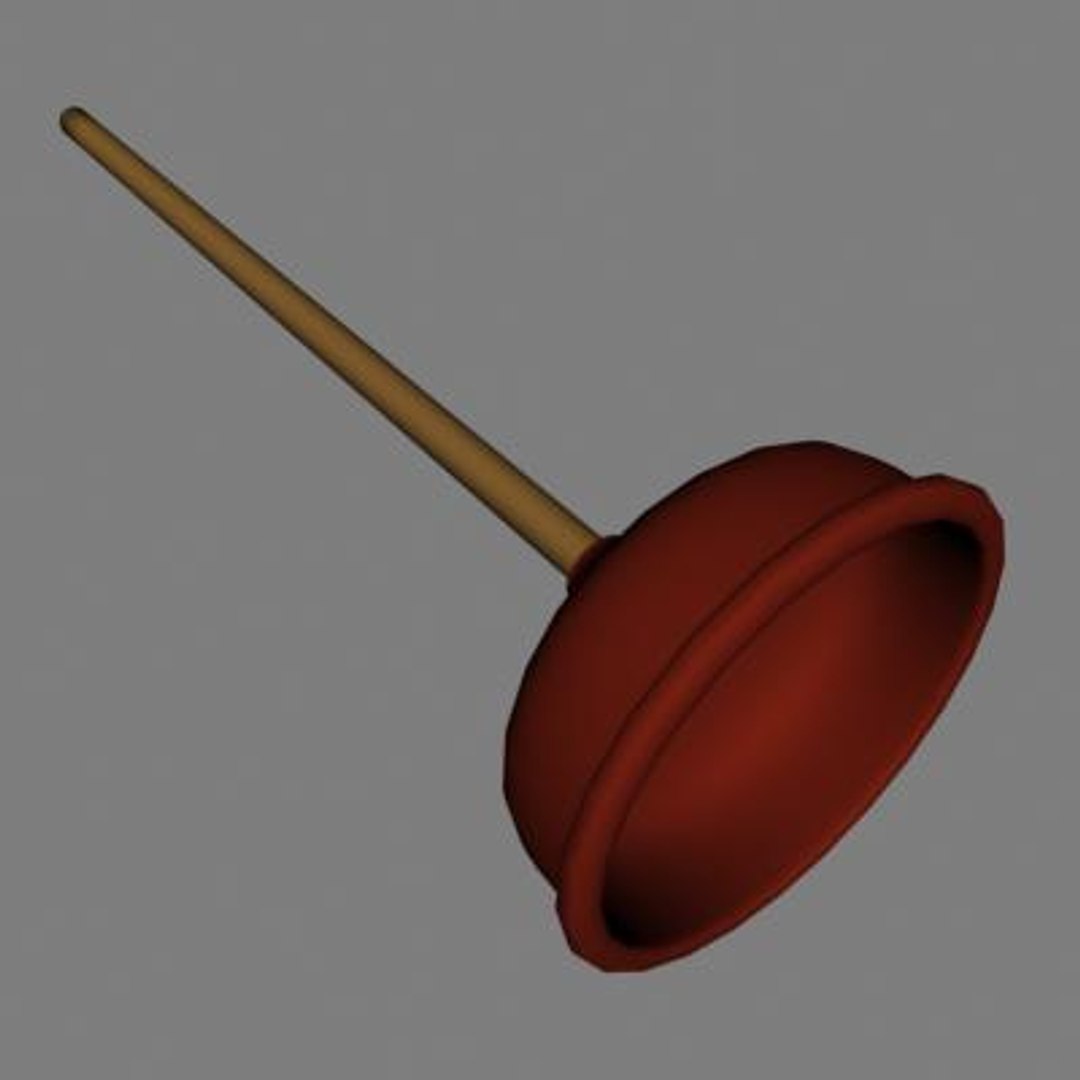 3d plunger handle model