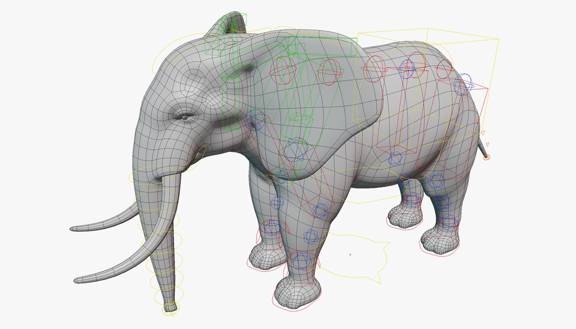 Animal base meshes rigged 3D - TurboSquid 1572566