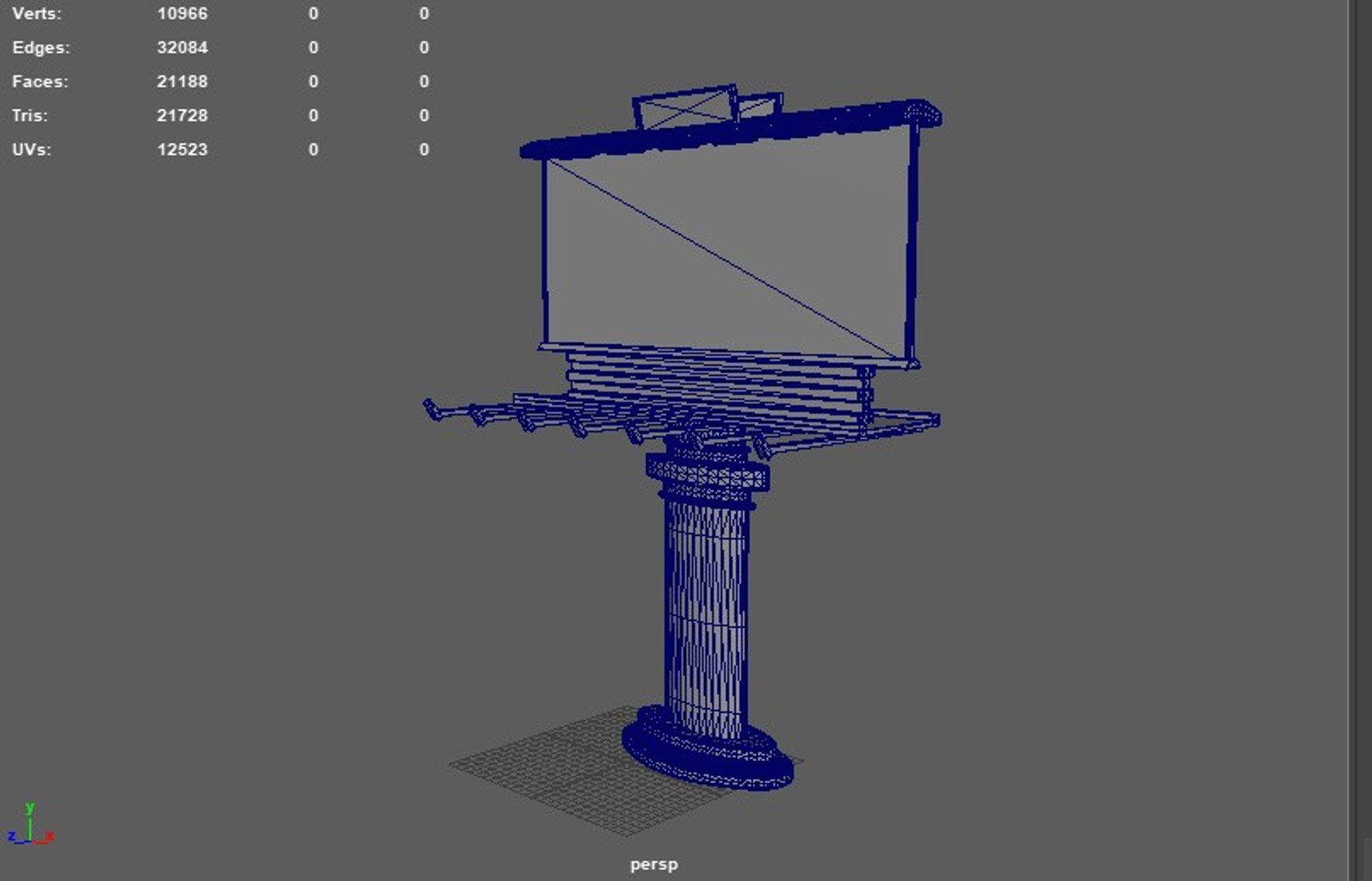 3D Model Billboard 3D Model - TurboSquid 2351481