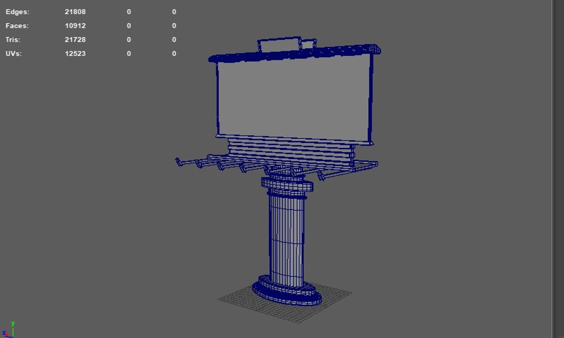 3D Model Billboard 3D Model - TurboSquid 2351481