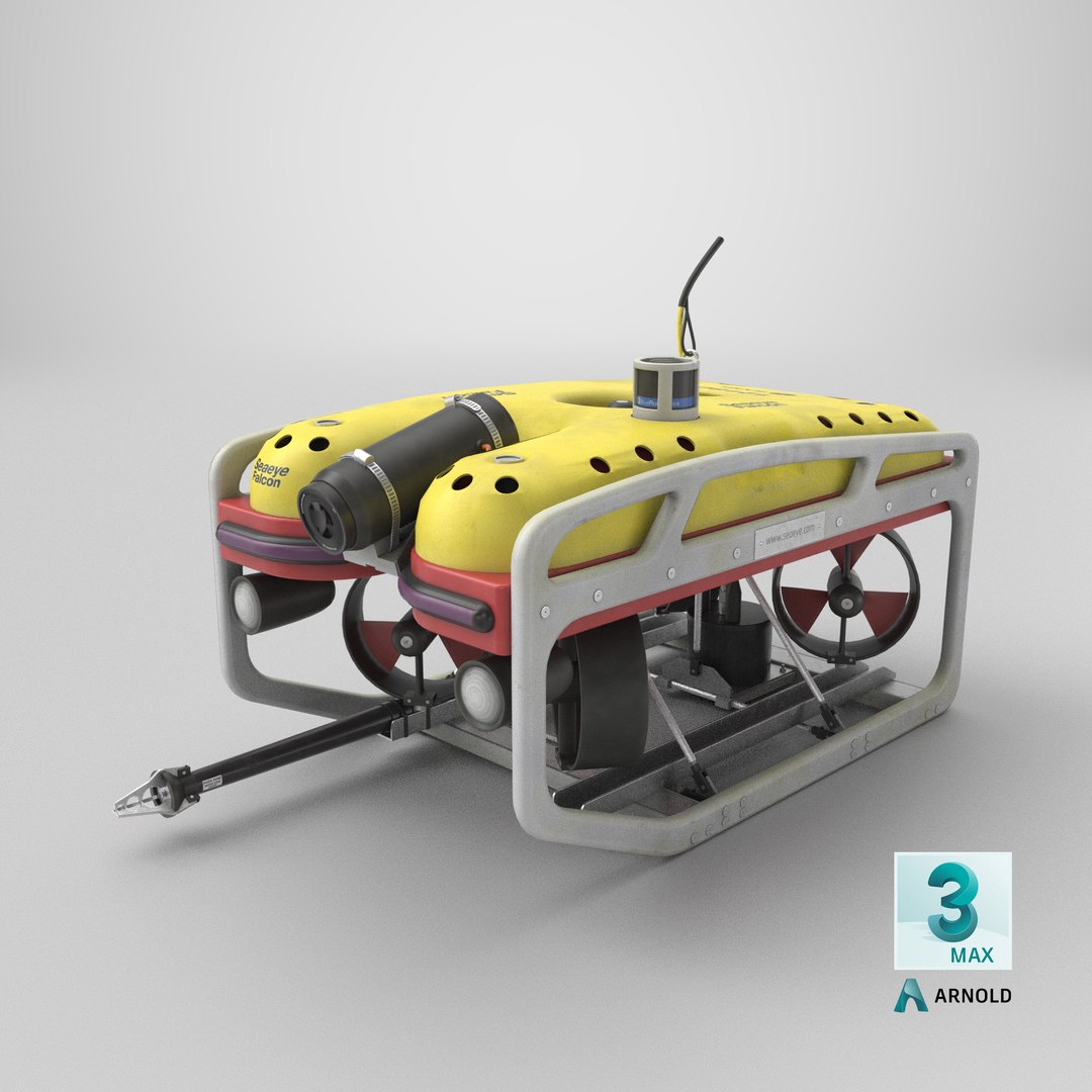 3D Seaeye Falcon ROV Model - TurboSquid 2276263