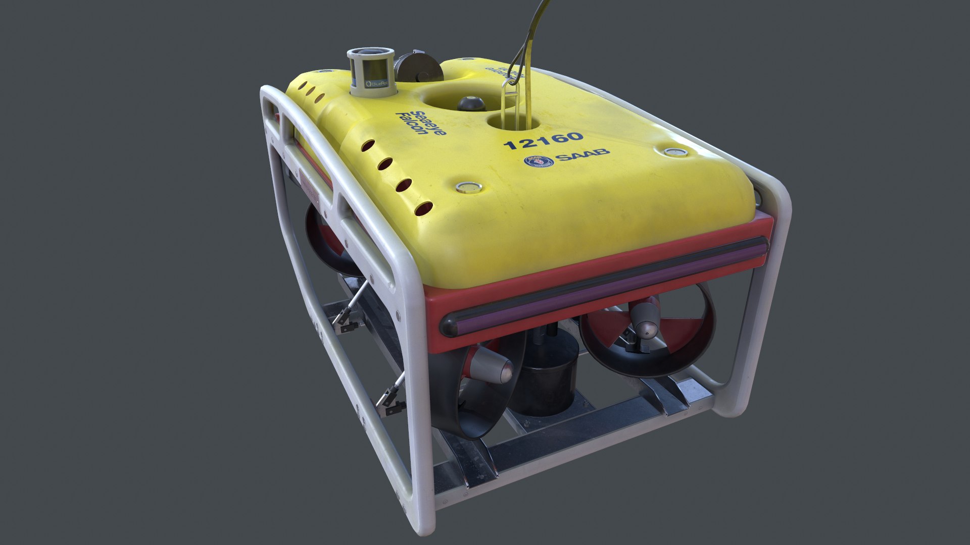 3D Seaeye Falcon ROV Model - TurboSquid 2276263
