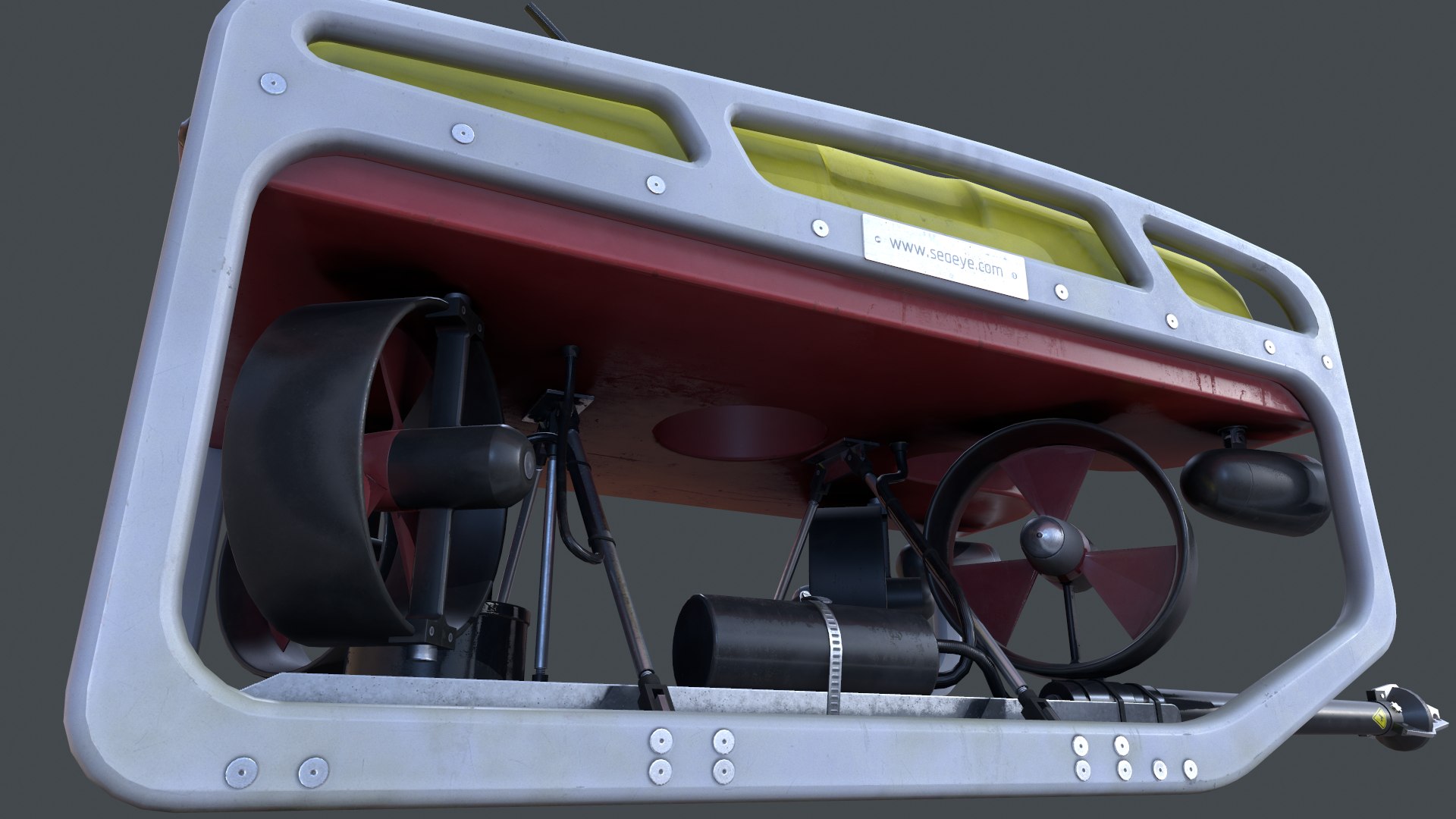 3D Seaeye Falcon ROV Model - TurboSquid 2276263