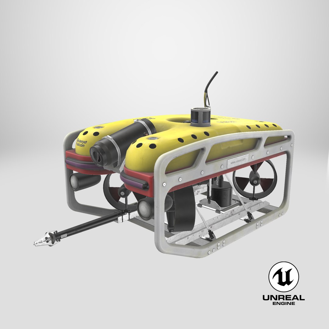 3D Seaeye Falcon ROV Model - TurboSquid 2276263