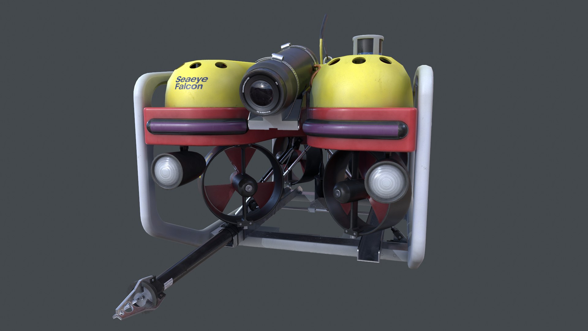 3D Seaeye Falcon ROV Model - TurboSquid 2276263