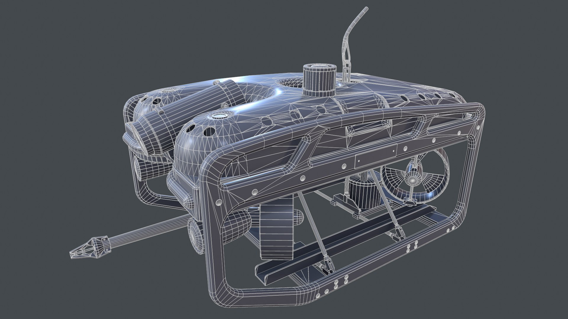 3D Seaeye Falcon ROV Model - TurboSquid 2276263